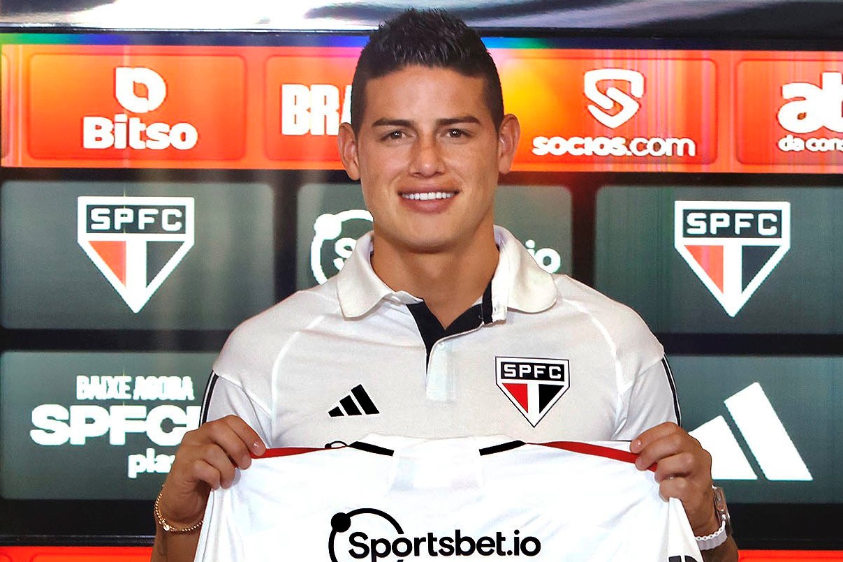 James Rodríguez celebra chance no São Paulo, fala sobre parte física e ...
