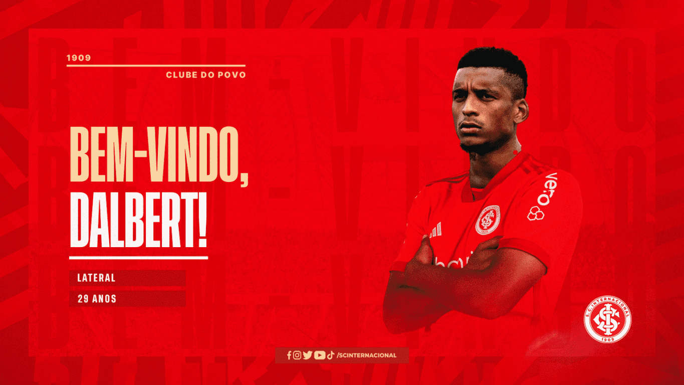 Internacional anuncia o lateral esquerdo Dalbert com vínuclo até o fim ...