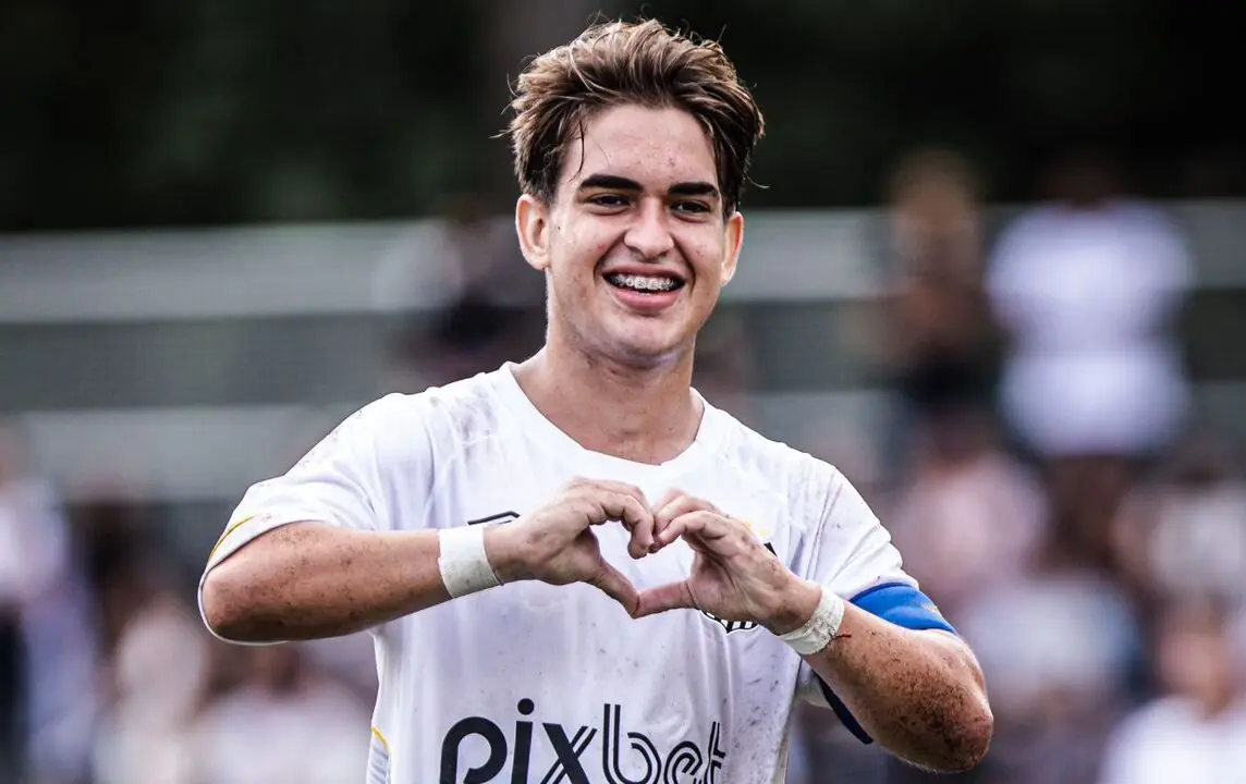 Promessa do Santos, Matheus Lima vive expectativa de estrear na Copinha em 2024 - Gazeta Esportiva