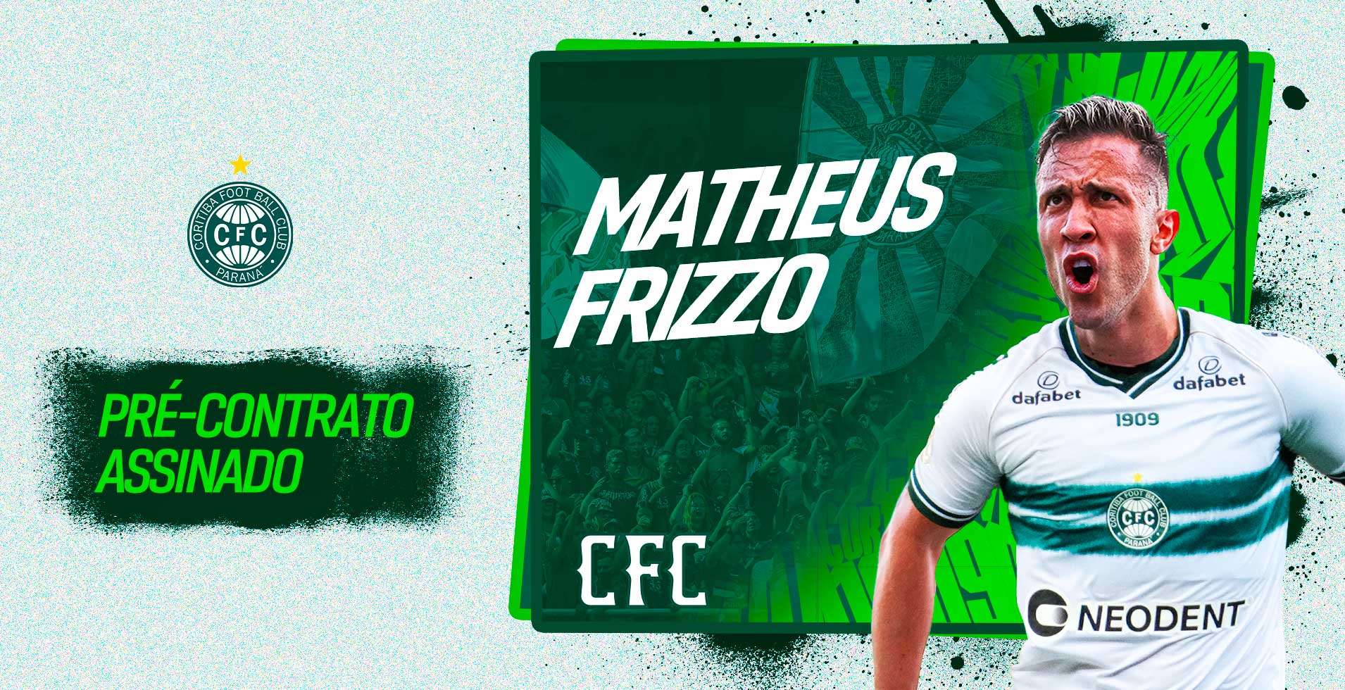 Coritiba oficializa a chegada do meia Matheus Frizzo para a temporada ...