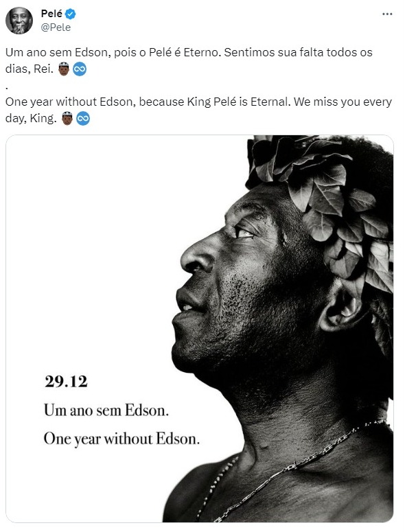 1 ano sem Pelé: confira as homenagens ao Rei do futebol - Gazeta Esportiva