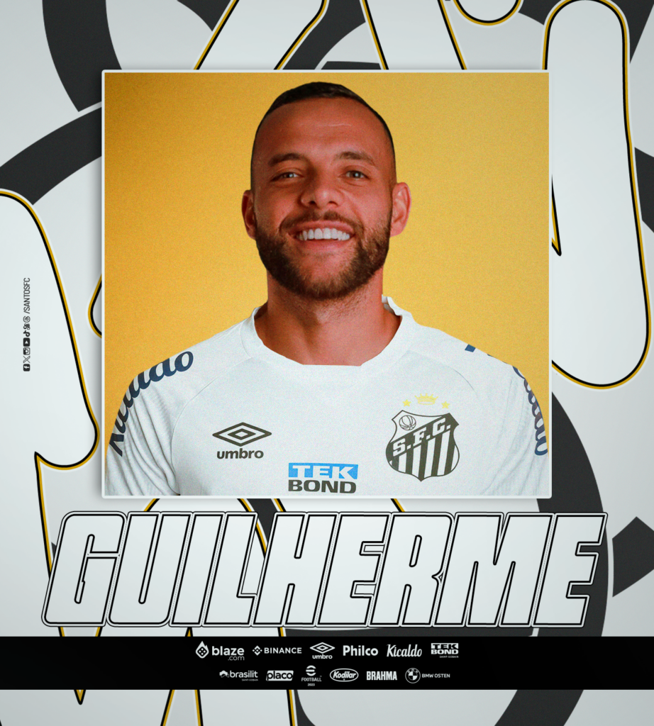 Santos anuncia a contratação do atacante Guilherme, 11º reforço para ...